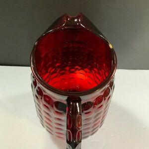 Anchor Hocking | Dining | Pitcher Bubble Ruby Red Glass Anchor Hocking ...